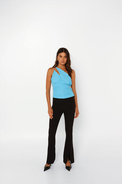 Madison The Label Adessa Top Blue | Shine On NZ