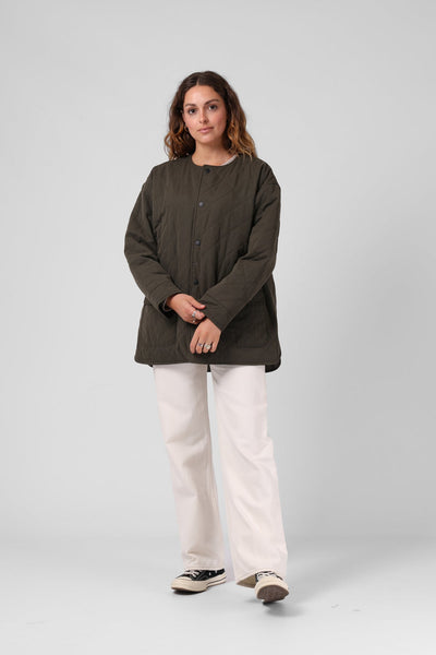 RPM Quilted Jacket Forrest | Shine On NZ