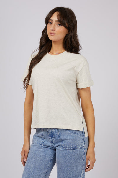 All About Eve AAE Washed Tee Oat | Shine On NZ