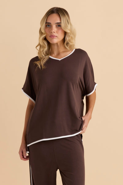 Betty Basics Clara Tee Chocolate | Shine On NZ