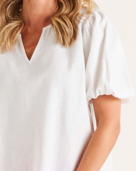 Betty Basics Alba Blouse White | Shine On NZ