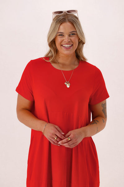 Elm Diana S/S Dress Poppy | Shine On NZ