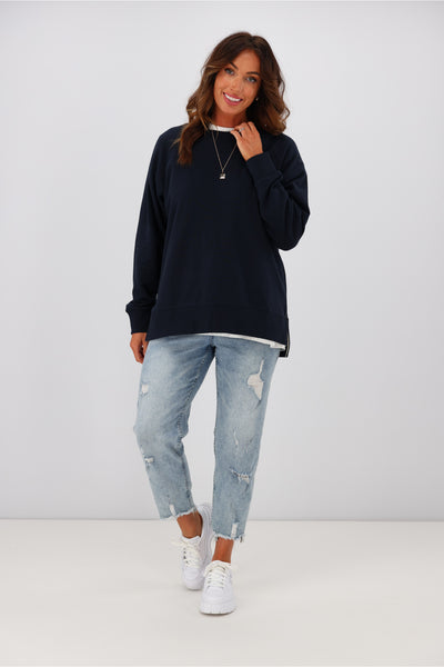 Elm Melbourne Crew Navy | Shine On NZ