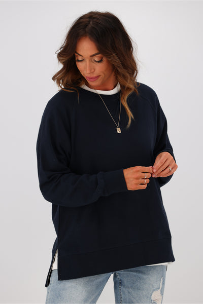 Elm Melbourne Crew Navy | Shine On NZ