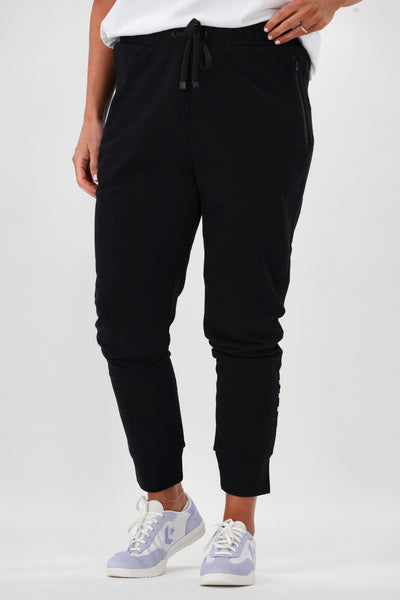 Rebel Club Kickback Pant Black White | Shine On NZ