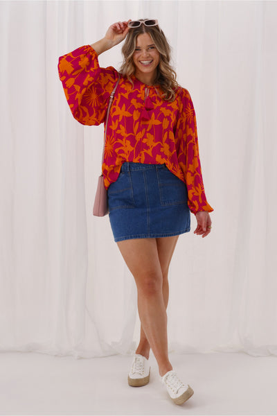 Sunday Boho Claire Top Print | Shine On NZ