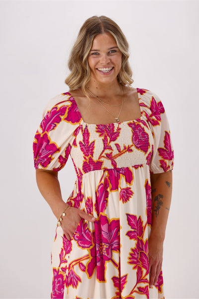 Sunday Boho Shelly Dress Floral Print | Shine On NZ