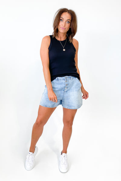 AS Colour Organic Rib Tank Black | Shine On NZ