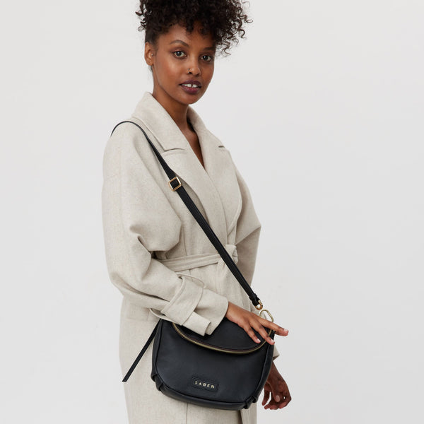 Saben Fifi Crossbody Bag Black | Shine On NZ
