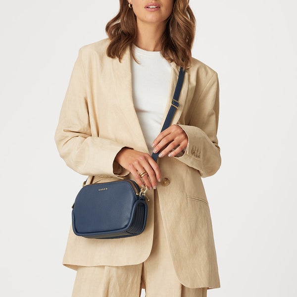 Saben Feature Strap Webbing Gold Black Stripe | Shine On NZ